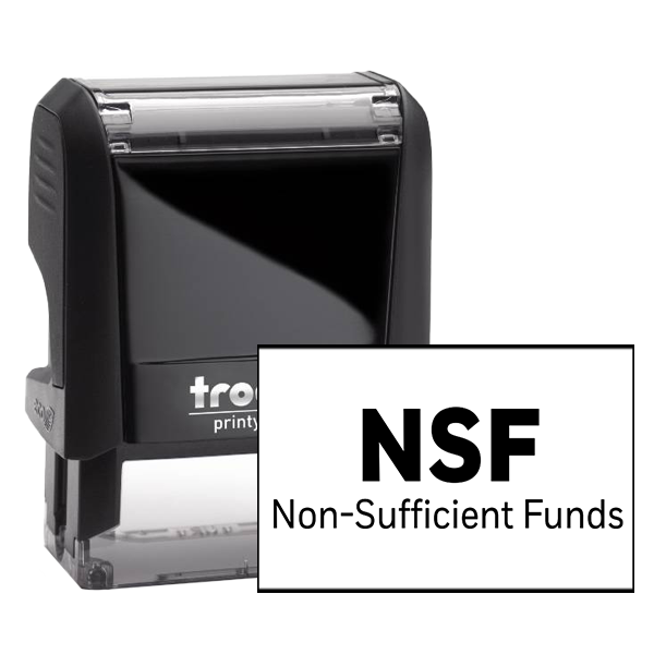 NSF Nonsufficient Funds Rubber Stamp - Simply Stamps