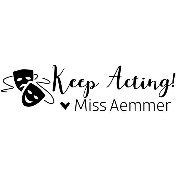 Acting Teacher Yearbook Stamp - Simply Stamps