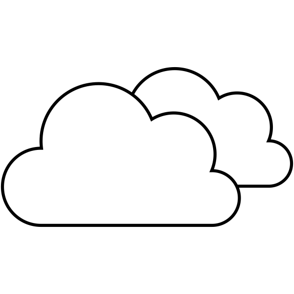 Cloudy Weather Journal Stamp - Simply Stamps