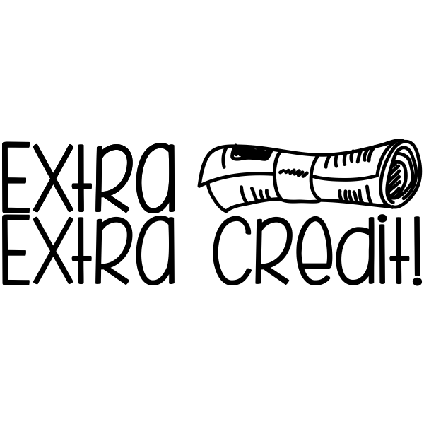 Extra Credit Teacher Stamp - Simply Stamps