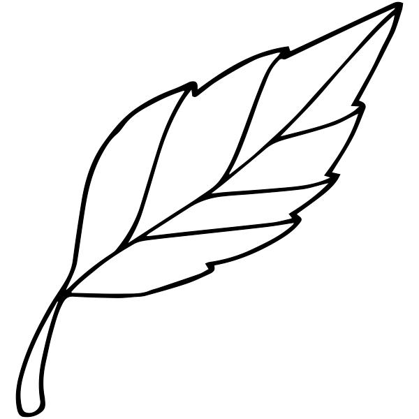 Fall Leaf Outline Stamp | Simply Stamps