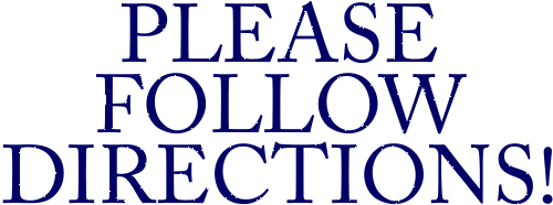 Please Follow Directions! Teacher Feedback Stamp - Simply Stamps