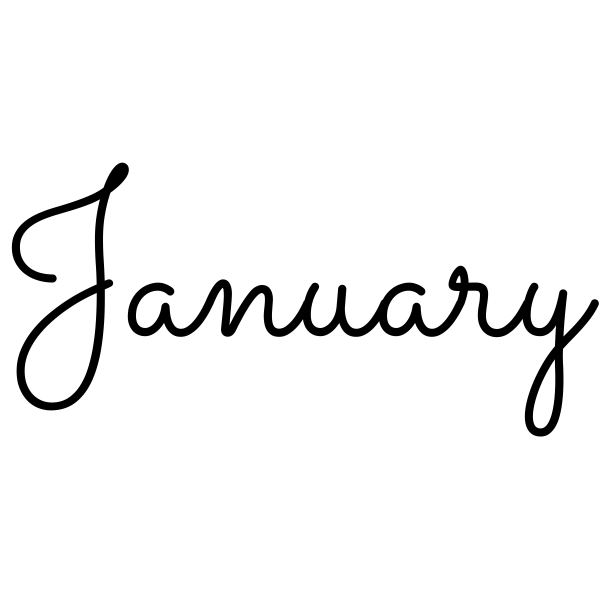 January Journal Stamp - Simply Stamps