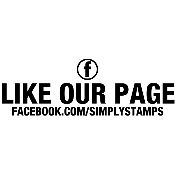 Custom Like Our Facebook Page URL Stamp - Simply Stamps