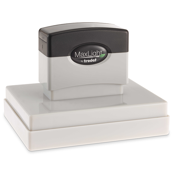 MaxLight 2 3/4" x 3 3/4" Custom Pre-Inked Stamp by Trodat (Model XL ...