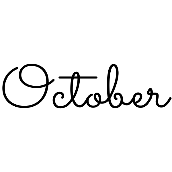 October Journal Stamp - Simply Stamps