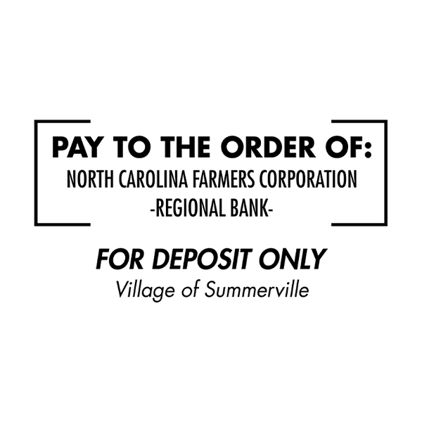 Custom For Deposit Only Financial Stamp - SimplyStamps