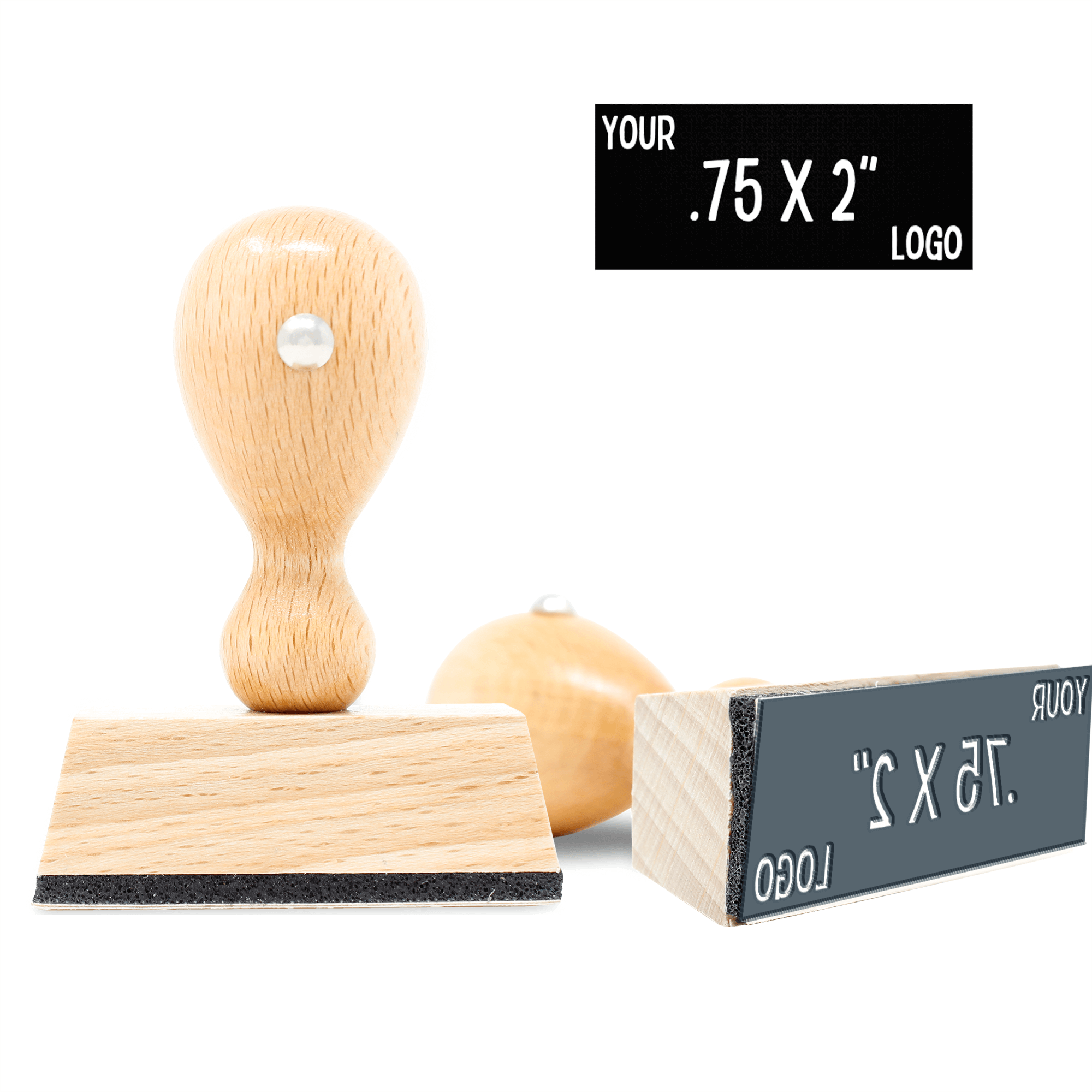 Custom 4 Inch Logo Stamp - Simply Stamps