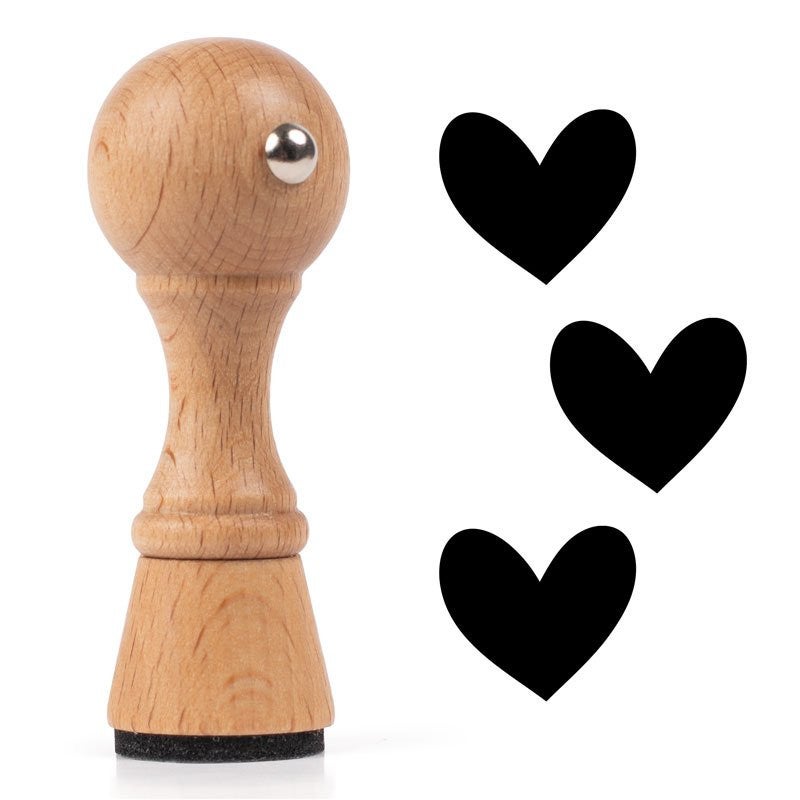 Simple Heart Craft Stamp - Simply Stamps