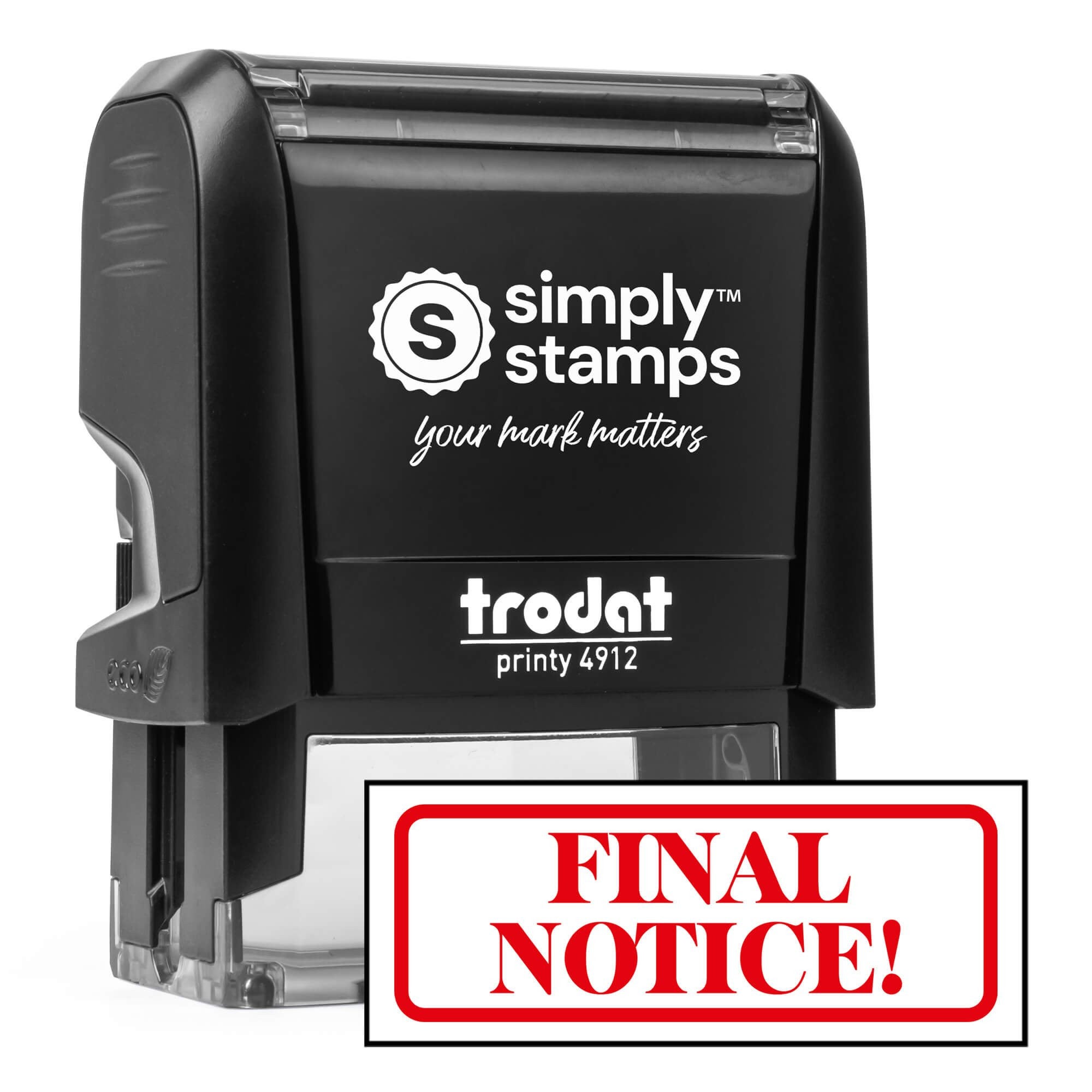 Final Notice Stamp - Simply Stamps