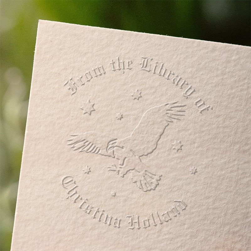 Star Raven Custom Book Embosser - Simply Stamps