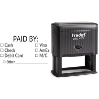 Paid By Multi Use Rubber Stamp - Simply Stamps