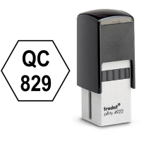 Polygon Shape QC Inspection Stamp - Simply Stamps