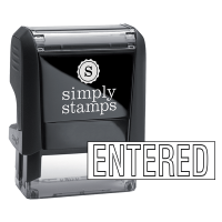 Entered Stock Stamp - Simply Stamps