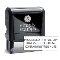 Processed In A Facility That Also Processes Custom Stamp | Simply Stamps
