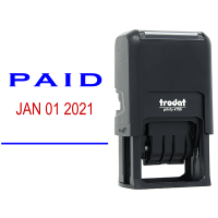 PAID Stamp with Custom Date | Simply Stamps
