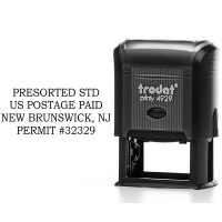 Custom Postage Paid Rubber Stamper - Simply Stamps