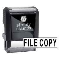 FILE COPY Rubber Stamp - Simply Stamps