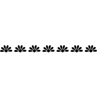 Daisy Chain Border Stamp - Simply Stamps