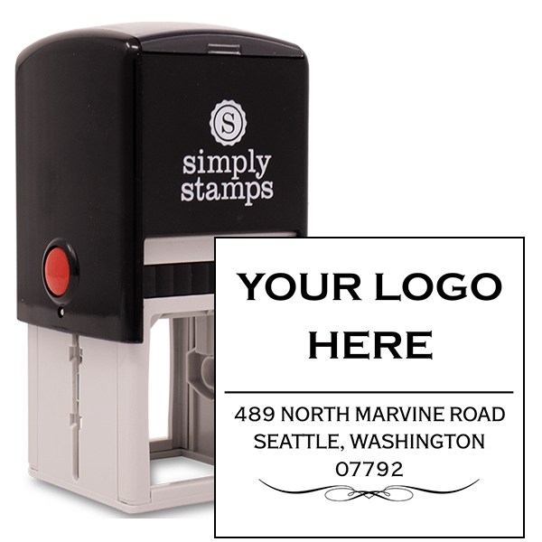 4 Line Address Stamp - Simply Stamps