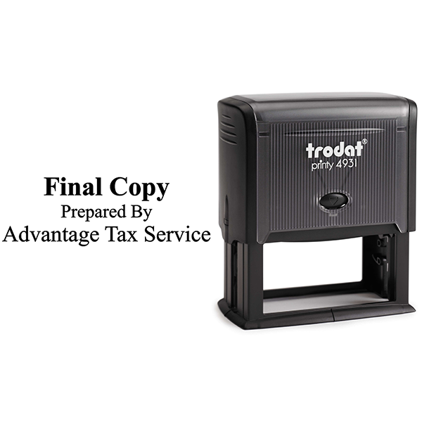 Final Copy Accounting Stamp Bold - Simply Stamps