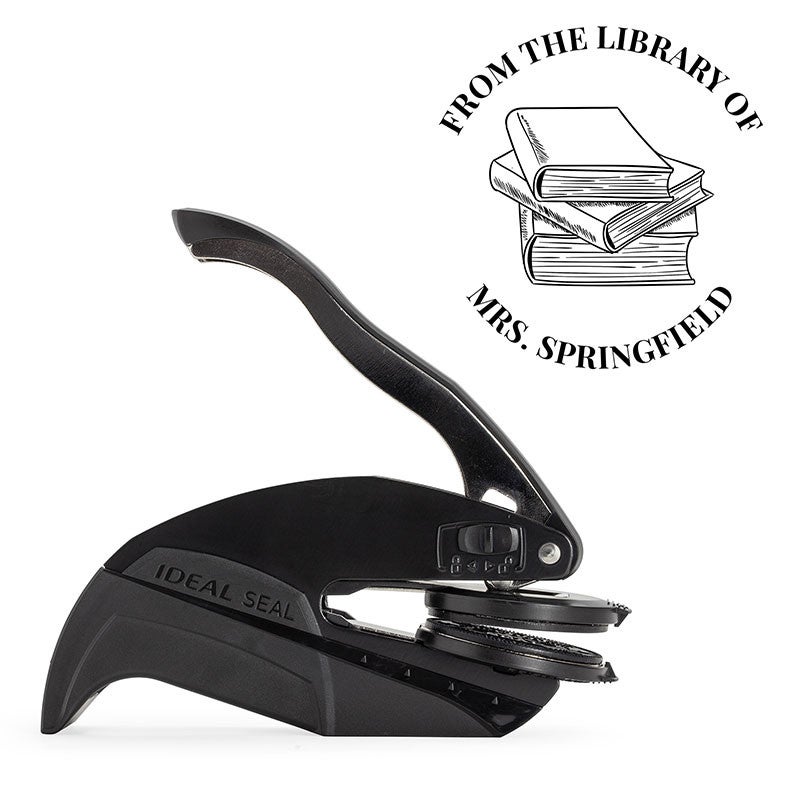 From the Library Cross Book Embosser - Simply Stamps