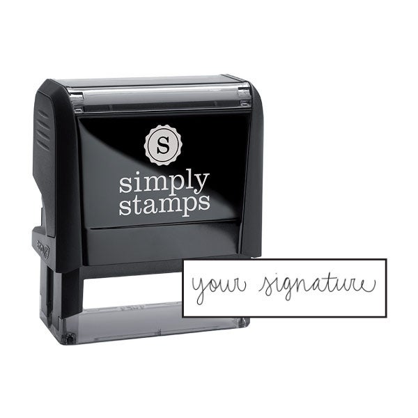 Medium Signature Stamp - Simply Stamps