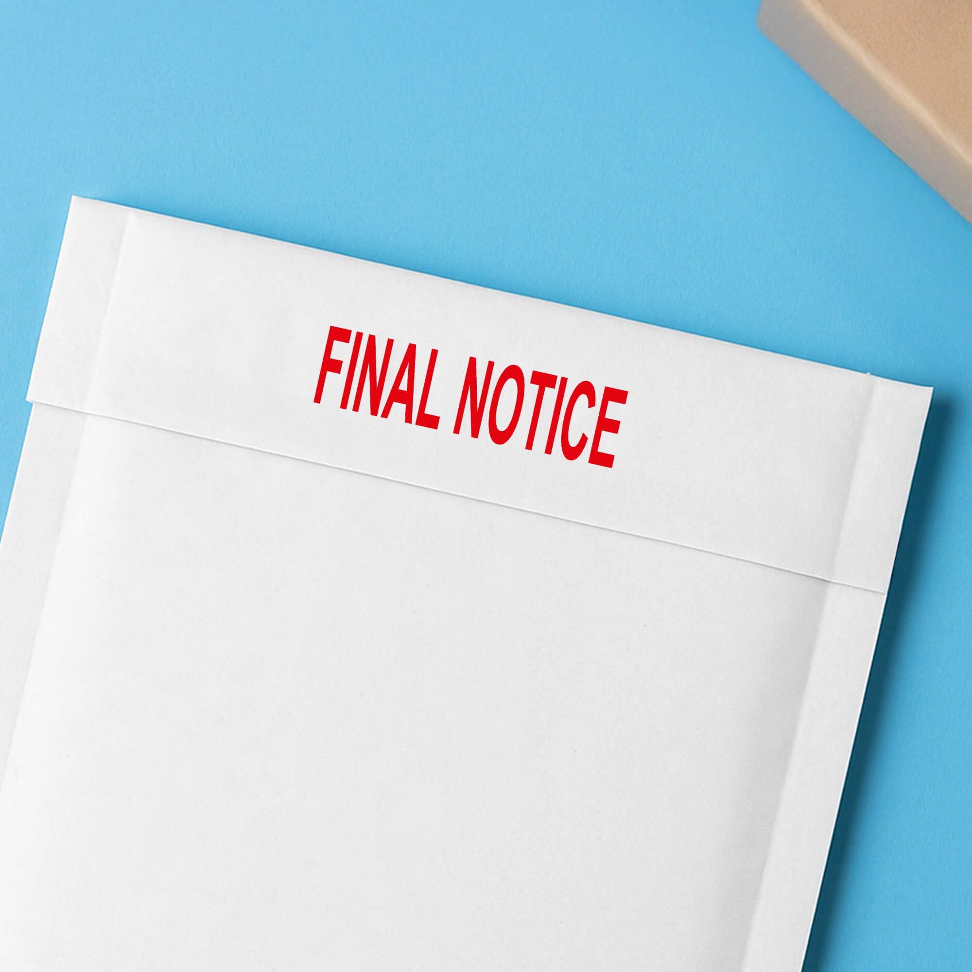 important notice stamp