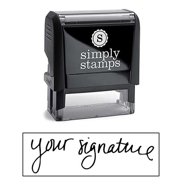 Large Signature Stamp - Simply Stamps