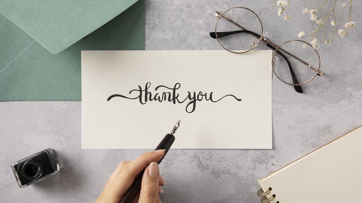 How to Write the Perfect "Thank You" Note