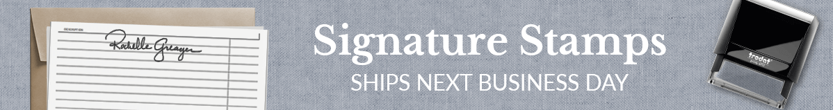 Signature Stamps | Simply Stamps